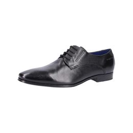 Schn&uuml;rschuh Bugatti "Bugatti Businessschuhe Glattleder", Herren, Gr. 41, schwarz, Glattleder, Schuhe Schn&uuml;rschuh