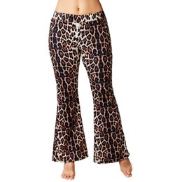 buttinette Schlag-Leggings "Leopard", schwarz/braun