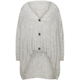 MIAMODA Knit Cardigan female Grey size 46-48