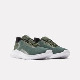 Reebok Herren Trainingsschuh "FLUXLITE II", Gr. 47grit gr&uuml;n, schwarz, ftwr wei&szlig;, Synthetik, Textil, Schuhe