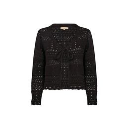 soyaconcept Damen Cardigan "Soya Concept Cardigan SC-PERRY 6"9999 schwarz, Gr. L, Obermaterial: 50% Baumwolle, 50% Polyacryl, Strickjacken