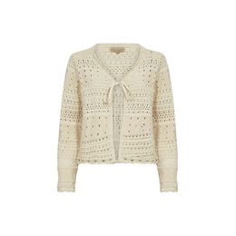 soyaconcept Damen Cardigan "Soya Concept Cardigan SC-PERRY 6"1620 cream, Gr. S, Obermaterial: 50% Baumwolle, 50% Polyacryl, Strickjacken
