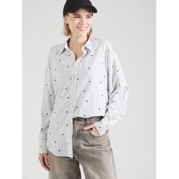 Véro Moda VERO MODA Bluse 'VMNORA' Damen Größe L marine / grau / weiß