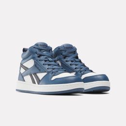 Sneaker Reebok CLASSIC "REEBOK ROYAL PRIME MID 2.0", Mädchen, Gr. 30, weiß, shadow, washedschwarz, Synthetik, Schuhe