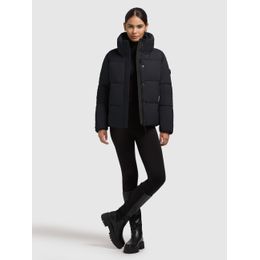 Steppjacke Khujo "RINJA2 MATT", Damen, Gr. L, obrage grau, 100% Polyester, unifarben, eingesetzt gerader Abschluss mit innenliegendem Gummizug, Jacken