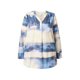 Ulla Popken Tunika Damen Gr&ouml;&szlig;e XXXL/4XL ecru / navy / hellblau