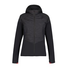 Trainingsjacke Rukka "Rukka Midlayer Maskila Refl", Damen, Gr. 38, schwarz, 78% Polyester, 22% Elasthan, Jacken