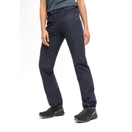 Outdoorhose Maier Sports "DA-HOSE LINING EL. LULAKA WINTER", Damen, Gr. 76, L-Gr, night sky, Obermaterial: 90% Polyamid, 10% Elasthan, Hosen