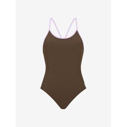 Wallien Active Swimsuit 'Liberty Racerback' female Brown size M