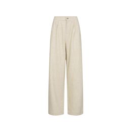 Chinohose soyaconcept "Soya Concept Trousers SC-SIMI 3-C", Damen, Gr. 36, Normalgrößen, 8008 sand, Obermaterial: 37% Baumwolle, 37% Ramie, 26% Leinen, Hosen Chinohose