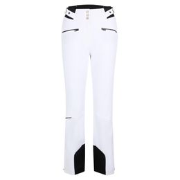 Skihose Ziener "TILLA-Z pants lady", Damen, Gr. 34, EURO-Größen, weiß, Obermaterial: 100% Polyester (recycelt); Obermaterial 2: 100% Polyester; Futter: 100% Polyester; Futter 2: 100% Polyamid; Wattierung: 100% Polyester (recycelt), Hosen