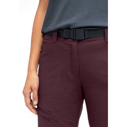 Outdoorhose Maier Sports "DA-HOSE LINING EL. LULAKA WINTER", Damen, Gr. 19, K-Gr, rich soil, Obermaterial: 90% Polyamid, 10% Elasthan, Hosen