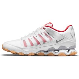 Nike Herren Trainingsschuh "REAX 8 TR MESH", Gr. 46wei&szlig;, wei&szlig;, wolf grau, chile rot, Leder, Synthetik, Schuhe