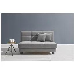 ell+ell Schlafsofa ELL + ELL "Tilda", grau, B:125cm H:90cm T:100cm, 100% Polyester, Sofas, Breite 125 cm, inkl. 2 Zierkissen