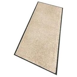 Schöner Wohnen Läufer "Miami 002" Gr. 17, beige, B:67cm H:7mm L:150cm, Kunstfaser, SCHÖNER WOHNEN-KOLLEKTION, Teppiche, Schmutzfangläufer, Schmutzfangteppich, Schmutzmatte, waschbar