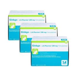 GINKGO-1A Pharma 240 mg Filmtabletten (3x120St) 3 St