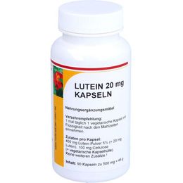 Reinhildis-Apotheke Lutein 20 mg Kapseln 90 St