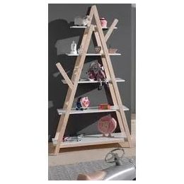 Kinderregal Vipack "Kiddy, mit 5 Fachböden in verschieden Größen", weiß, Holzwerkstoff, Regale, es kann universell in Räumen einsetzbar