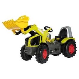 Tretfahrzeug Rolly Toys "Premium Claas Axion 950", grün, Tretfahrzeuge, KinderB:56,5cm H:91cm T:154cm, Kunststoff, Kindertraktor mit Lader, B:56,5cm H:91cm T:154cm