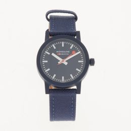 Mondaine Dunkelblaue Armbanduhr