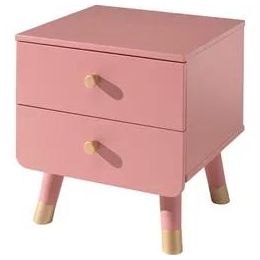 Nachttisch Vipack "Billy", rosa (terra rosa), B:43cm H:45,2cm T:40cm, Tische