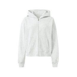 Hollister Zip-Up Hoodie female Grey size L