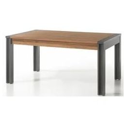 Esstisch Home Affaire "Detroit", grau (braun, schiefer), B:156cm H:76cm T:90cm, Tische, 160x90 cm