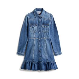 Tommy Jeans Shirt Dress female Blue size XS