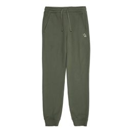 Abercrombie & Fitch Abercrombie & Fitch Hose 'ESSENTIAL' Jungen Größe 146/152 dunkelgrün / weiß