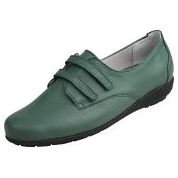 Slipper Natural Feet "Kletter Frieda", Damen, Gr. 39, grün, Leder, Casual, Schuhe, aus flexiblem Hirschleder