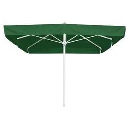 Marktschirm Schneider SCHIRME "Quadro", grün, Obermaterial: 100% Polyester, Standschirme, BxL: 300x300 cm, Aluminium/Polyester