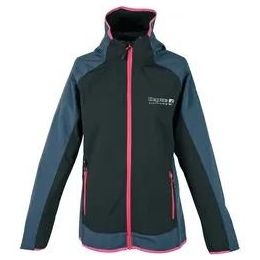Softshelljacke DEPROC ACTIVE "XLight CAVELL Women", Damen, Gr. 40 (M), blau (indigo), 96% Polyester; 4% Elastan, sportlich, Langarm mit Gummizug, Jacken Fahrradbekleidung Fahrradjacke Outdoorbekleidung Softshelljacke Sportbekleidung Übergangsjacke, auch in Großen Größen erhältlich