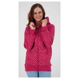 Kapuzensweatshirt ANKERGLUT "ANCHORAGE Women", Damen, Gr. 50 (XL), rot (dunkelrot), 60% Baumwolle; 40% Polyester, casual, bequem, Langarm angesetztes Bündchen, Sweatshirts, in lässigem Oversized-Schnitt