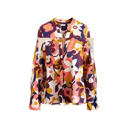 Seidensticker Bluse 'Schwarze Rose' Damen Gr&ouml;&szlig;e 7XL navy / rosa / orangerot / wei&szlig;