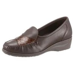 Classic Dog Mokassin CLASSIC, Damen, Gr. 40, braun, Glattleder, Basic, Schuhe