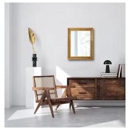 Dekospiegel Mirrors and More, gold (goldfarben), B:55cm H:70cm T:3,5cm, Spiegelglas, Spiegel, Barockspiegel, Wandspiegel