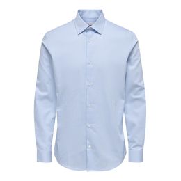 Only & Sons Only & Sons Hemd 'ONSJIM' Herren Größe XXL hellblau / weiß