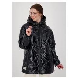 Steppjacke LPO "GILMOUR MELVILLE X Women", Damen, Gr. 40/42 (M), schwarz, 100% Polyester, Casual, bequem, mit innenliegendem Gummizug, Jacken, auch in Großen Größen erhältlich