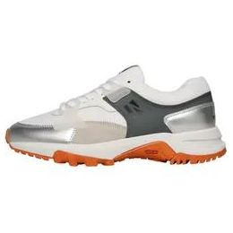 Sneaker N91 "Style Choice W LM Damensneaker", Damen, Gr. 37, weiß, Leder und Textil, Schuhe, Turnschuh Leder handgefertigt, sportlicher Freizeitschuh Damen