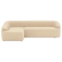 Ecksofa Inosign "Nergal, organisches Design, Breite 296cm, L-Form", beige (creme), B:296cm H:81cm T:196cm, 95% Polyester, 5% Polyamid, Sofas, Modernes Design, schlichte Optik, stilvoller Blickfang im Wohnzimmer