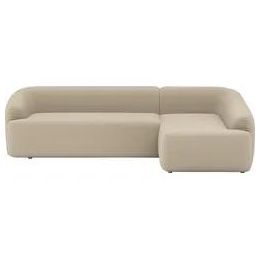 Ecksofa Inosign "Nergal, organisches Design, Breite 296cm, L-Form", grau (taupe), B:296cm H:81cm T:196cm, 95% Polyester, 5% Polyamid, Sofas, Modernes Design, schlichte Optik, stilvoller Blickfang im Wohnzimmer