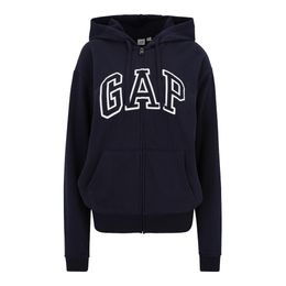 GAP Tall Sweatjacke 'HERITAGE' Damen Größe S marine / weiß