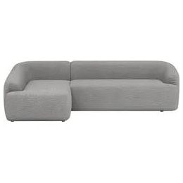Ecksofa Inosign "Nergal, organisches Design, Breite 296cm, L-Form", grau (graphit), B:296cm H:81cm T:196cm, 100% Polyester, Sofas, Modernes Design, schlichte Optik, stilvoller Blickfang im Wohnzimmer