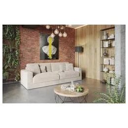 Big-Sofa RAUM.ID "Innovid", beige (creme), B:264cm H:87cm T:108cm, 100% Polyester, Sofas, Modernes Modul-Polsterprogramm