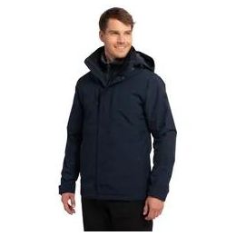 Funktionsjacke Icepeak "Icepeak ALSTON", Herren, Gr. 52, blau, Softshell, Obermaterial: 100% Polyester. Futter: 100% Polyester. Wattierung: 100% Polyester, straight fit, gerader Abschluss mit Klettverschluss,verstellbar, Jacken, mit Logoschriftzügen an der Kapuzenkordel