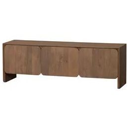 Lowboard Woood "Jerre TV-Kommode", transparent (natürlich), B:150cm H:50cm T:40cm, Holz teilmassiv, Sideboards, Kommode aus Mangoholz, H 50 cm x B 150 cm x T 40 cm