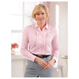 Classic Dog Hemdbluse CLASSIC, Damen, Gr. 54, rosa (hellrosé), 65% Polyester, 35% Baumwolle, unifarben, Blusen