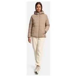 Steppjacke Marikoo "Alemee", Damen, Gr. S, grau (taupe grau), Obermaterial: 100% Polyester; Innenmaterial: 100% Polyester;Futter&Wattierung: 100% Polyester, Jacken, Mit warmen Fleecestoff im Inneren