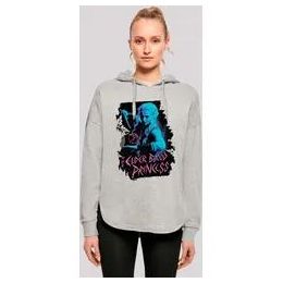 Kapuzenpullover F4NT4STIC "The Witcher Ciri Netflix TV Serie", Damen, Gr. XS, grau, Obermaterial: 100% Baumwolle, oversize, Pullover, Premium Qualität