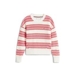 Tommy Hilfiger Pullover Mädchen Größe 176 dunkelorange / pink / weiß